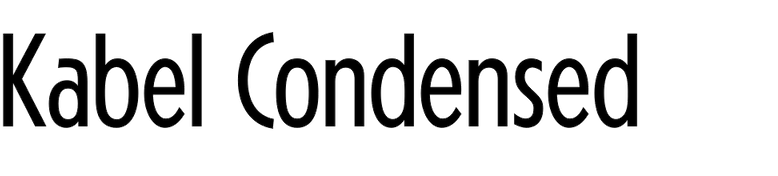 Kabel Condensed in use - Fonts In Use