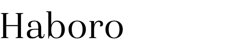Haboro in use - Fonts In Use