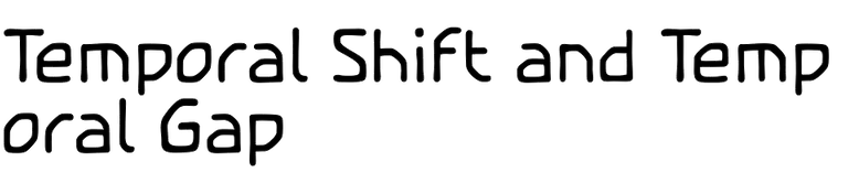 Temporal Shift and Temporal Gap in use - Fonts In Use