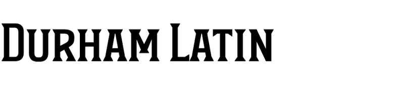 Durham Latin in use - Fonts In Use