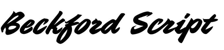 Beckford Script in use - Fonts In Use