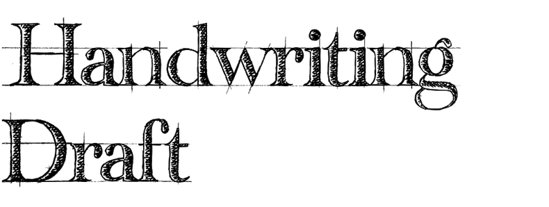 Handwriting Draft in use - Fonts In Use