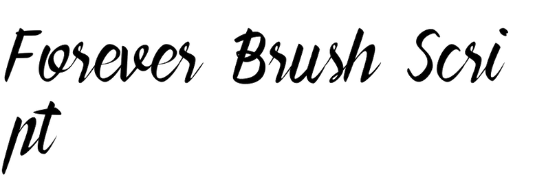 Forever Brush Script in use - Fonts In Use