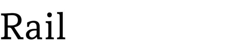 Rail in use - Fonts In Use