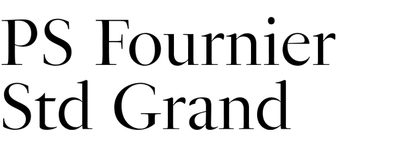 PS Fournier Std Grand in use - Fonts In Use