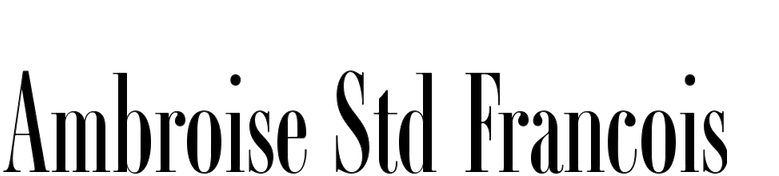 Ambroise Std Francois in use - Fonts In Use