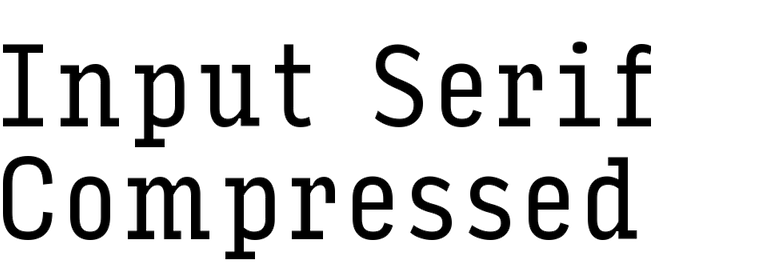 Input Serif Compressed in use - Fonts In Use