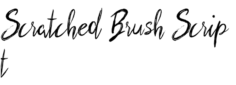 Scratched Brush Script in use - Fonts In Use
