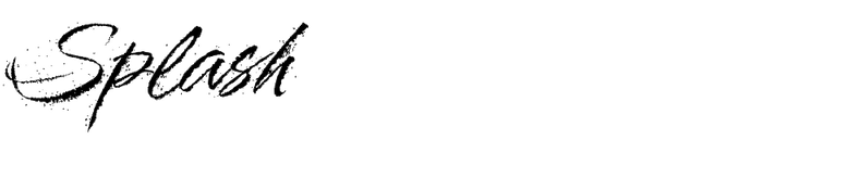 Splash in use - Fonts In Use