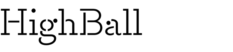 HighBall in use - Fonts In Use