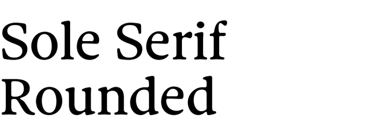 Sole Serif Rounded in use - Fonts In Use
