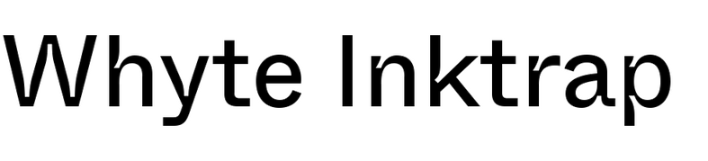 ABC Whyte Inktrap in use - Fonts In Use