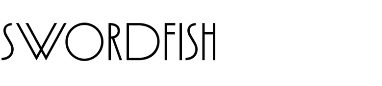 Swordfish in use - Fonts In Use