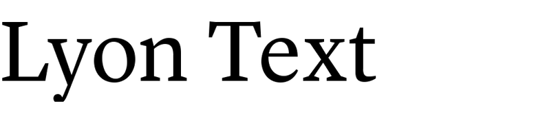 Lyon Text in use - Fonts In Use