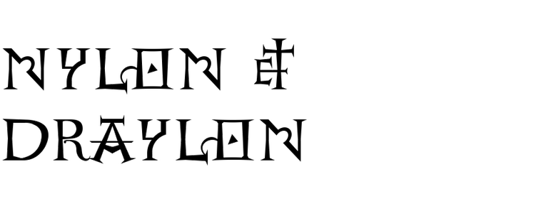 Nylon & Draylon in use - Fonts In Use