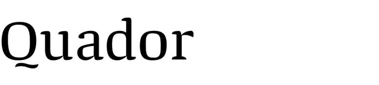 Quador in use - Fonts In Use