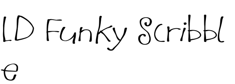 LD Funky Scribble (Illustration Ink) in use - Fonts In Use
