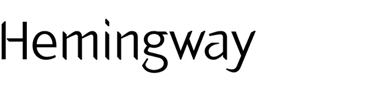 Hemingway (Red Rooster Collection) in use - Fonts In Use