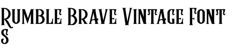 Rumble Brave Vintage Fonts in use - Fonts In Use