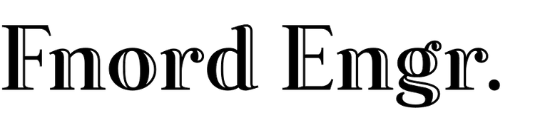 Fnord Engraved in use - Fonts In Use
