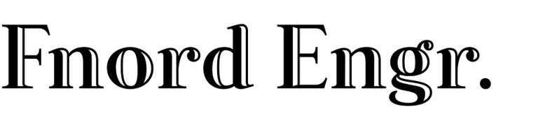 Fnord Engraved in use - Fonts In Use