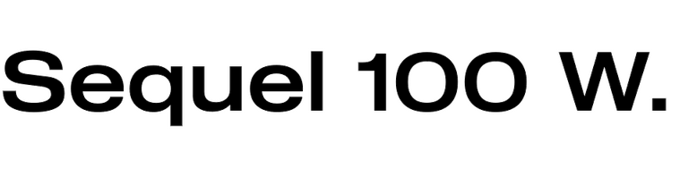 Sequel 100 Wide in use - Fonts In Use
