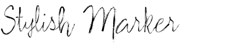Stylish Marker in use - Fonts In Use