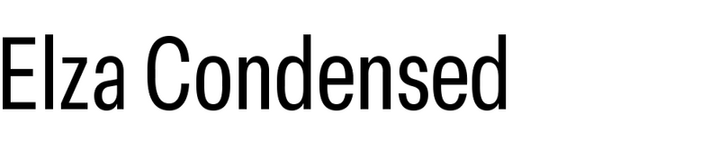 Elza Condensed in use - Fonts In Use