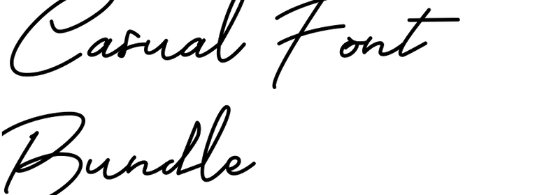 Casual Font Bundle in use - Fonts In Use
