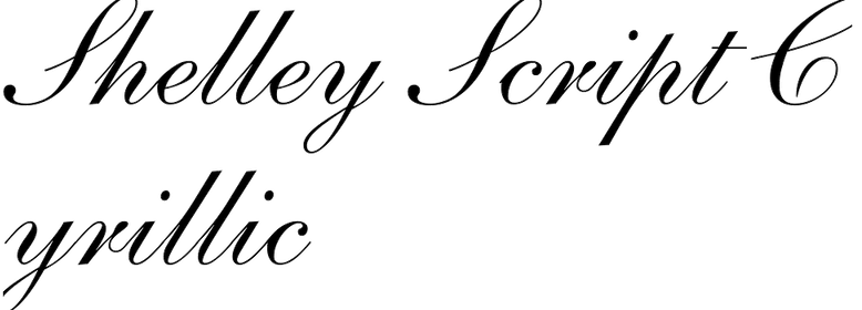 Shelley Script Cyrillic in use - Fonts In Use