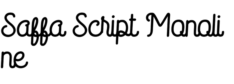 Saffa Script Monoline in use - Fonts In Use