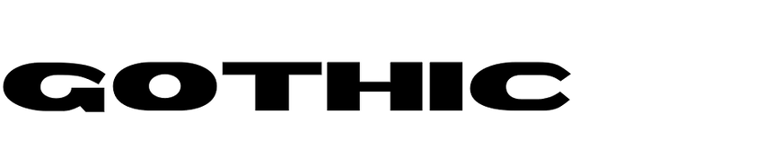 Gothic Extended in use - Fonts In Use