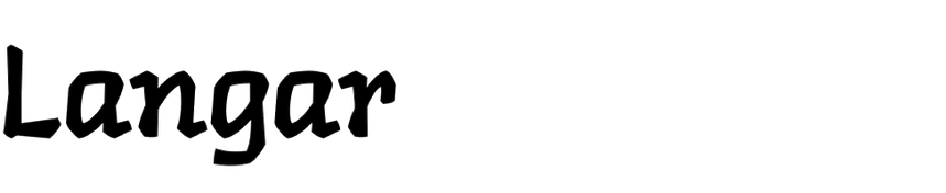 Langar in use - Fonts In Use