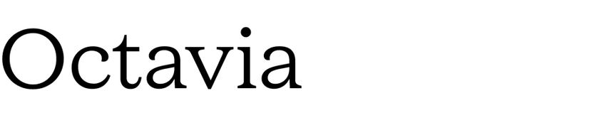 Octavia in use - Fonts In Use