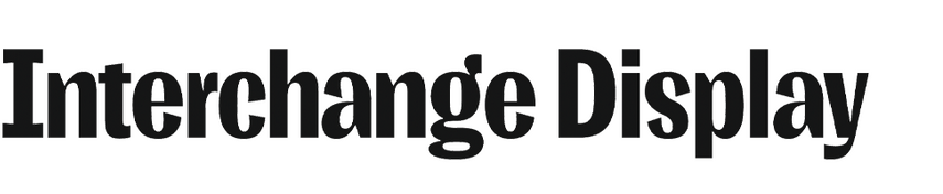 Interchange Display in use - Fonts In Use