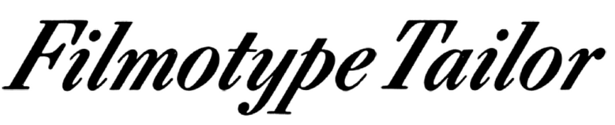 Filmotype Tailor in use - Fonts In Use