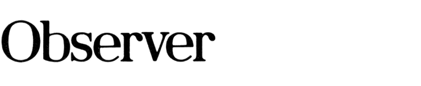 Observer in use - Fonts In Use