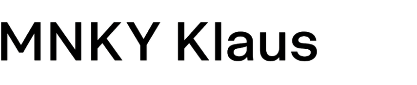 MNKY Klaus in use - Fonts In Use