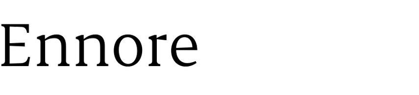 Ennore in use - Fonts In Use