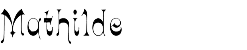 Mathilde in use - Fonts In Use
