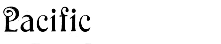 Pacific in use - Fonts In Use