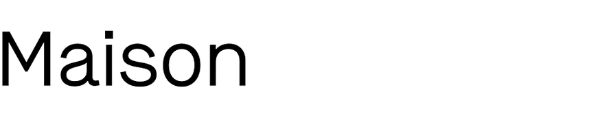 Maison in use - Fonts In Use