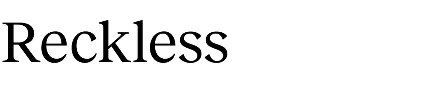 Reckless in use - Fonts In Use