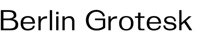 Berlin Grotesk in use - Fonts In Use