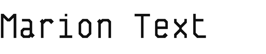 Marion Text in use - Fonts In Use