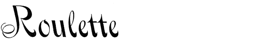 Roulette in use - Fonts In Use
