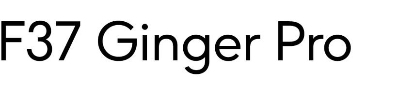 F37 Ginger Pro in use - Fonts In Use