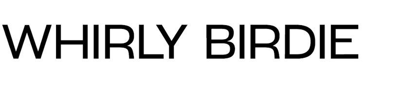 Whirly Birdie in use - Fonts In Use