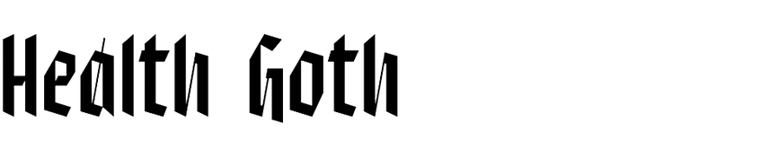 Health Goth in use - Fonts In Use