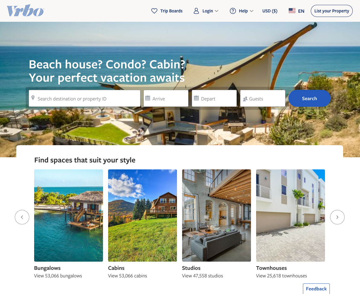 Vrbo (2019) - Fonts In Use